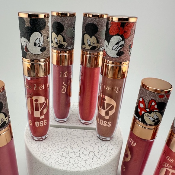 Miss Betty | Makeup | Mickey Mouse 8 Pack Bling Lip Gloss Set Mix Brand ...